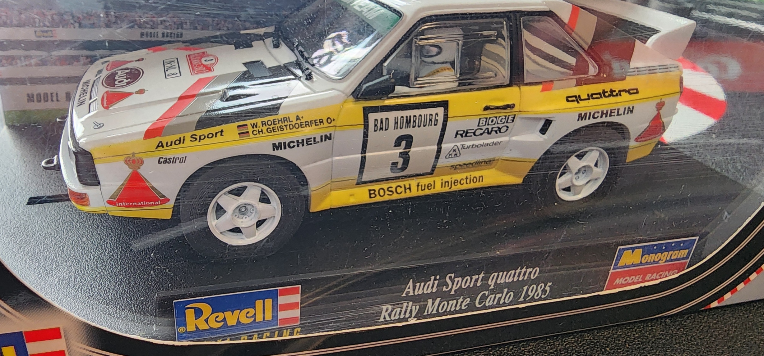 Revell Monogram Audi Sport Quattro Rally Monte Carlo 1985 – Lightek Slots